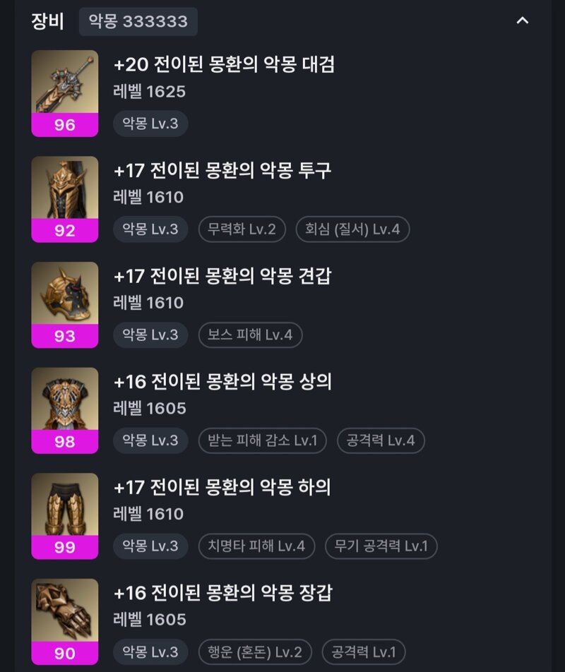 로스트아크 인벤 엘릭서 유무 차이 심함 로스트아크 인벤 자유 게시판