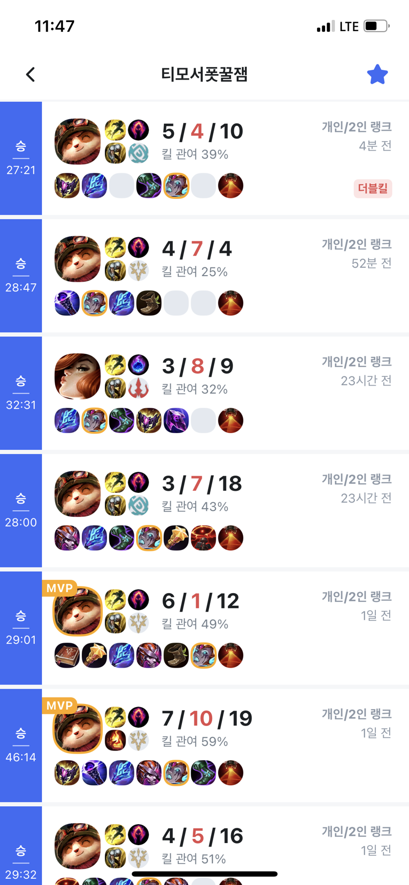 리그오브레전드 인벤 진짜 즐겜했는데 플레가버림 Lol 탑 게시판