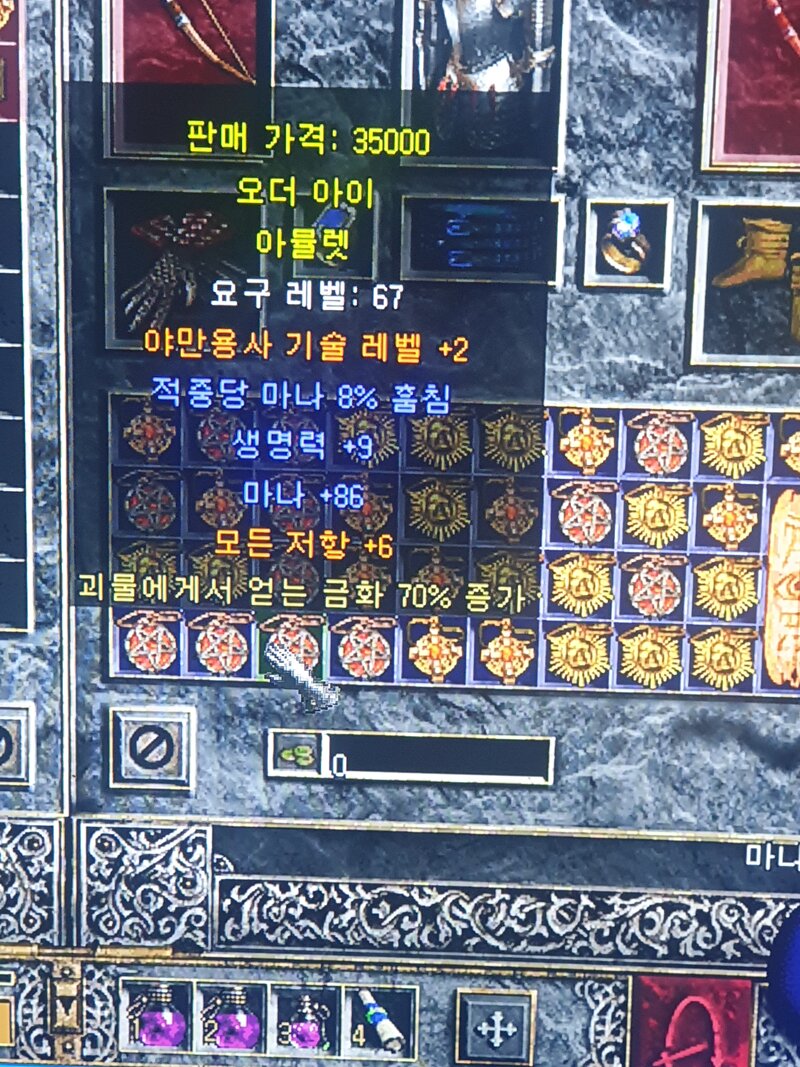 삥바바 아뮬인데 득뎀 맞져 디아블로2 득템and자랑 게시판 디아블로2 인벤