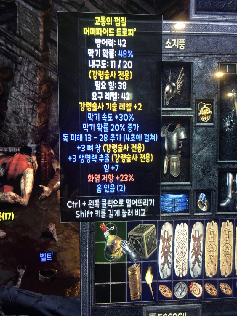 고수님들 네크 물병좀 봐주세요 디아블로2 득템and자랑 게시판 디아블로2 인벤