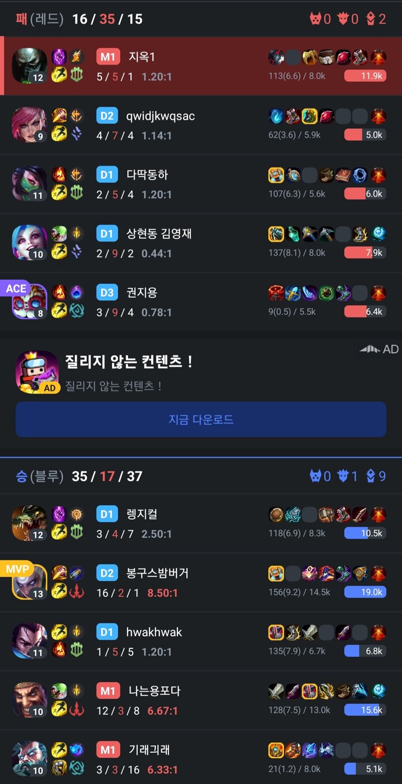 리그오브레전드 인벤 매판 잘하고 지네 Lol 탑 게시판
