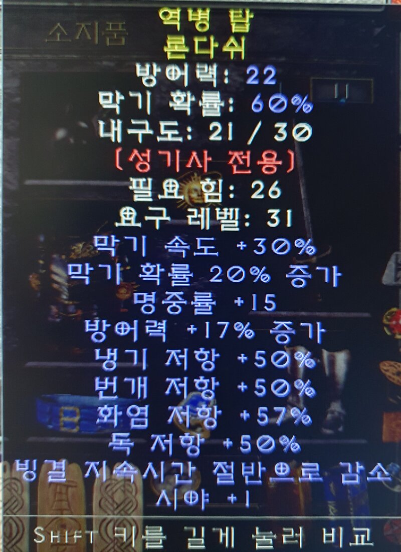 오늘도 애매한탬 시리즈 레어 방패 디아블로2 득템and자랑 게시판 디아블로2 인벤