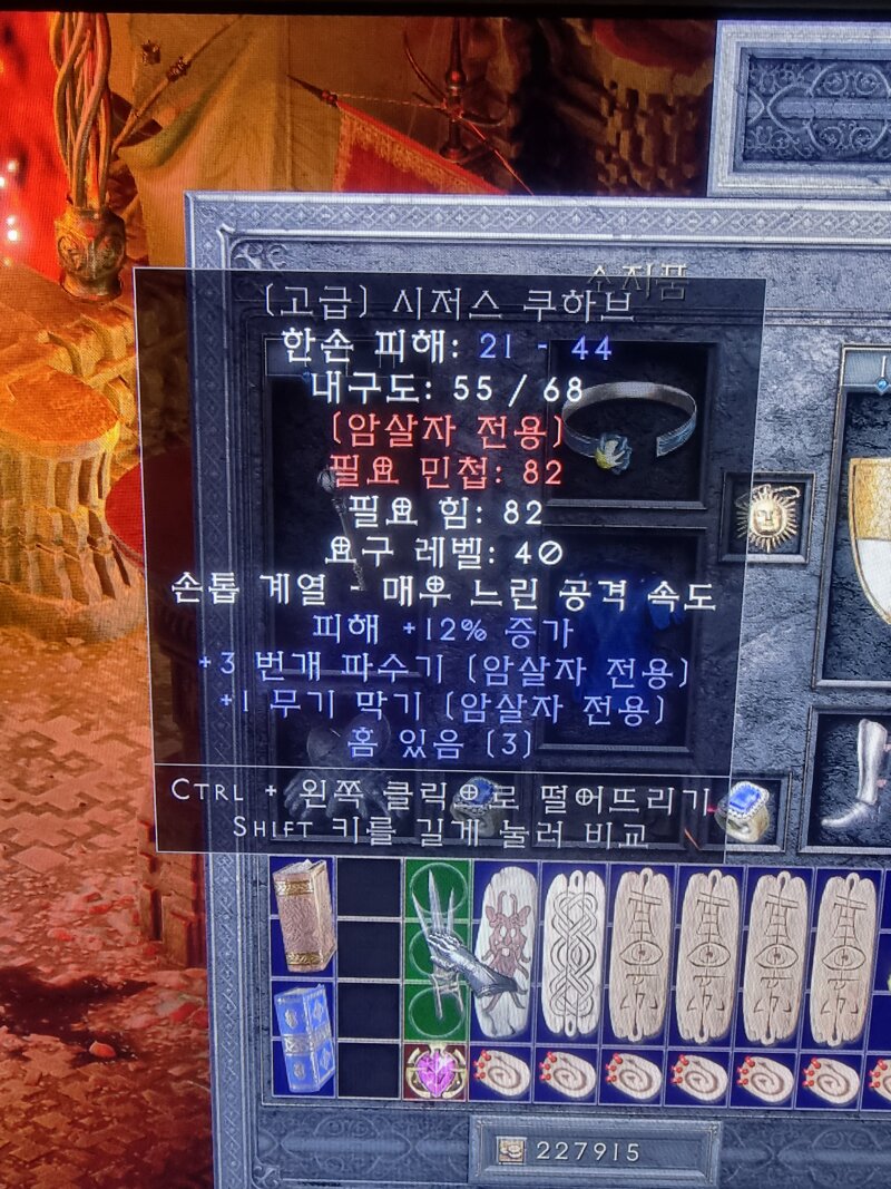 이거 환일까요 디아블로2 득템and자랑 게시판 디아블로2 인벤