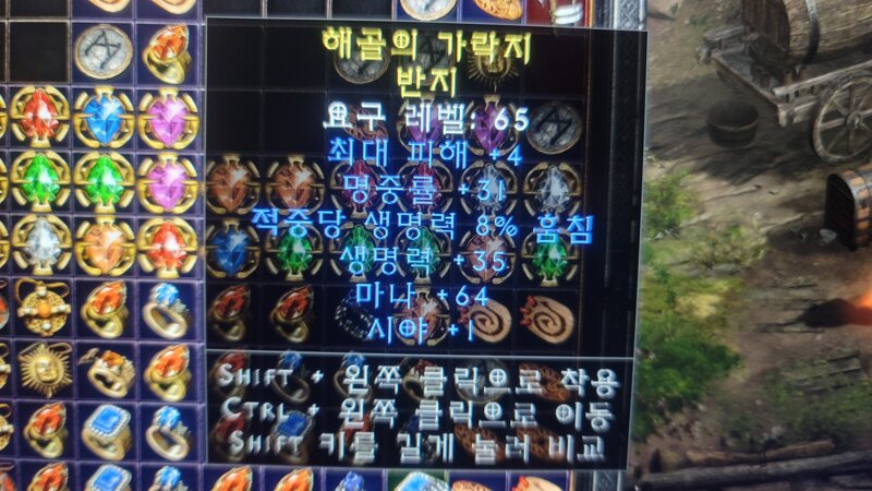 레어반지 감정부탁드립니다 디아블로2 득템and자랑 게시판 디아블로2 인벤
