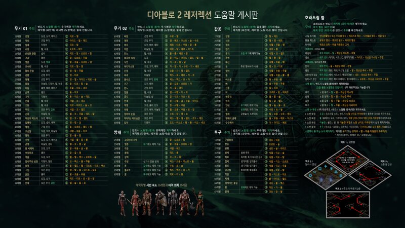 새로운 도움말 게시판 배경변경 디아블로2 애드온모드 자료실 디아블로2 인벤