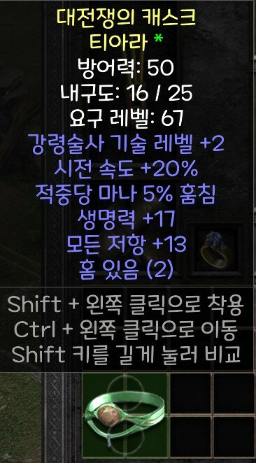 네크 2소켓 뚜껑 득한듯요 디아블로2 득템and자랑 게시판 디아블로2 인벤