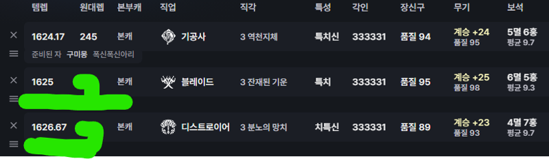 로스트아크 인벤 16254인 가르가디스 로스트아크 인벤 기공사 게시판