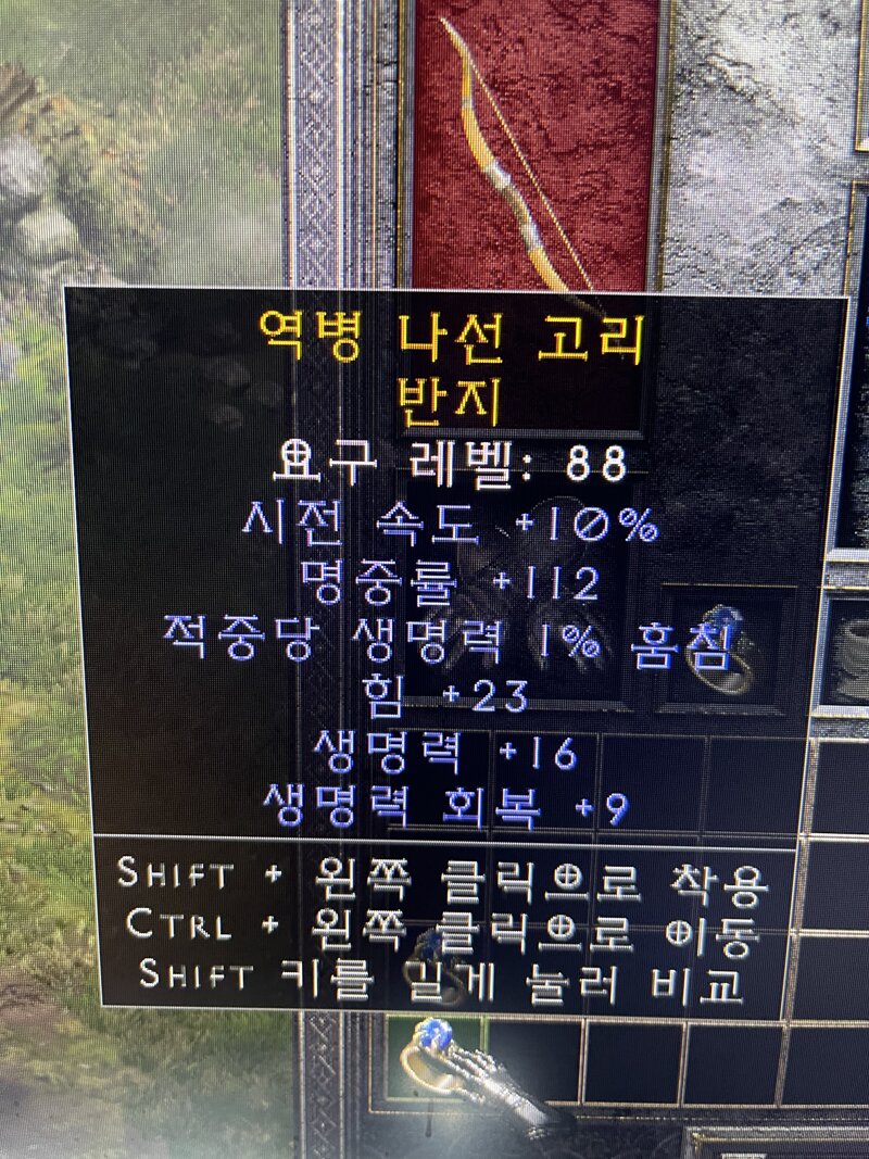 12베르에 판매한 반지 디아블로2 자유 게시판 디아블로2 인벤