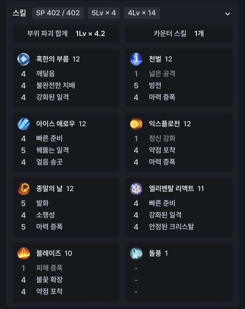 로스트아크 인벤 뉴비 점화 레이드 스킬트리 이렇게 가먄 될까요 로스트아크 인벤 소서리스 게시판