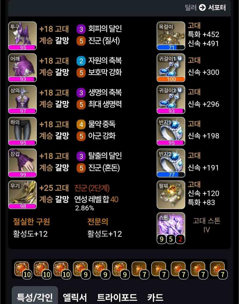 로스트아크 인벤 이번주 서폿 특수옵 다챙기고 앨릭서 40달성 로스트아크 인벤 자유 게시판