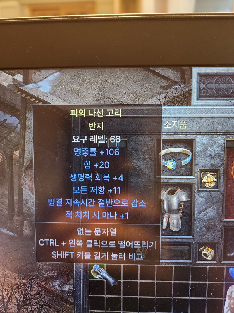 링 감정 부탁요 디아블로2 득템and자랑 게시판 디아블로2 인벤