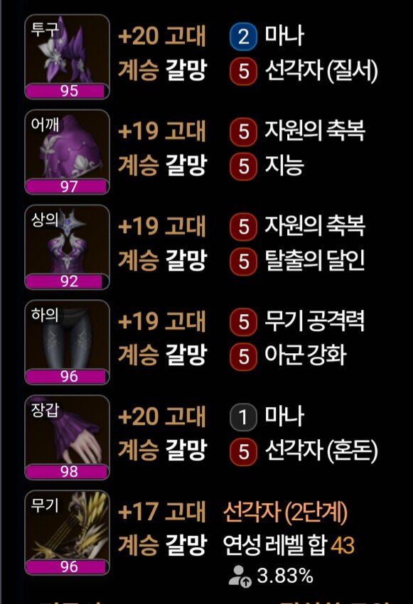 로스트아크 인벤 진군 선각자 신념 후기 로스트아크 인벤 바드 게시판