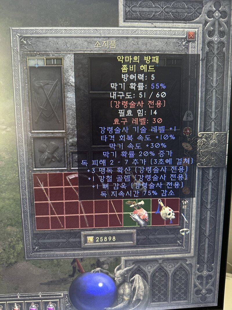 네크레어방패 이거 어떤가요 디아블로2 득템and자랑 게시판 디아블로2 인벤