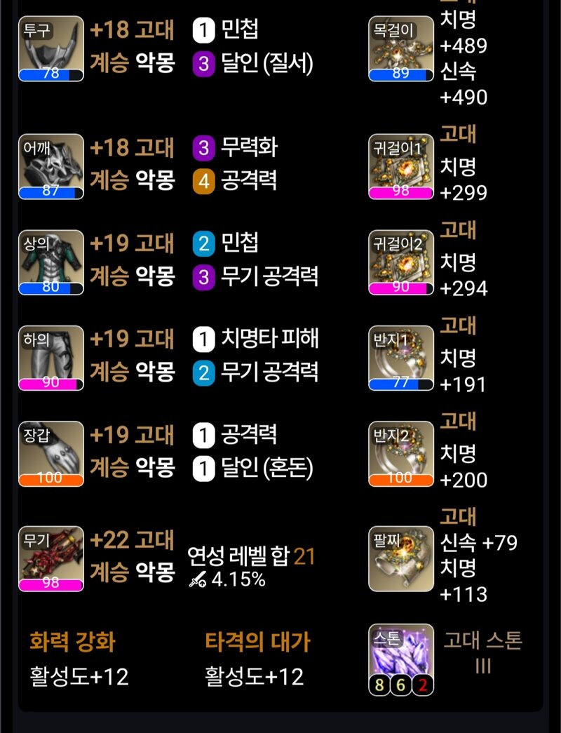 로스트아크 인벤 이정도면 상하탑 가도되겠죠 로스트아크 인벤 블래스터 게시판
