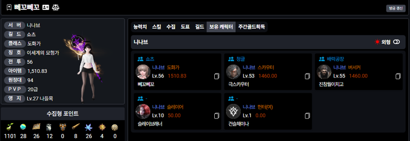 로스트아크 인벤 쿠크 숙제팟 원대렙 94 쿠크캐 본캐 하나 숙코 니나브 서버 뻬꼬뻬꼬 박제 로스트아크 인벤 서버 사건