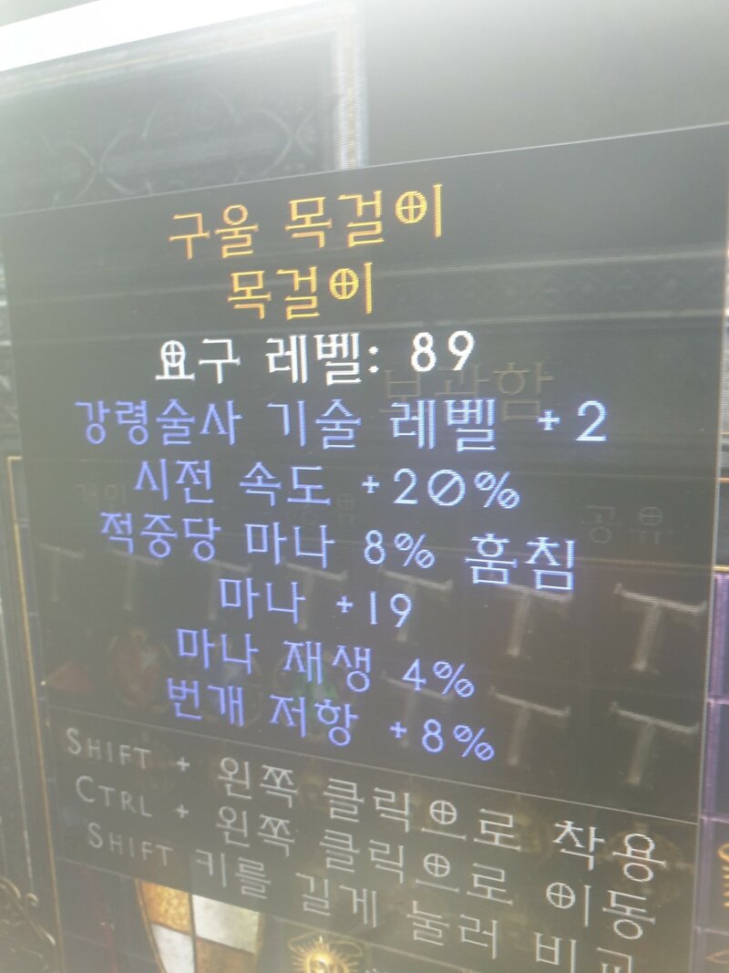 그리형 이상한 광패는 시세가 어떻게 되요 디아블로2 득템and자랑 게시판 디아블로2 인벤