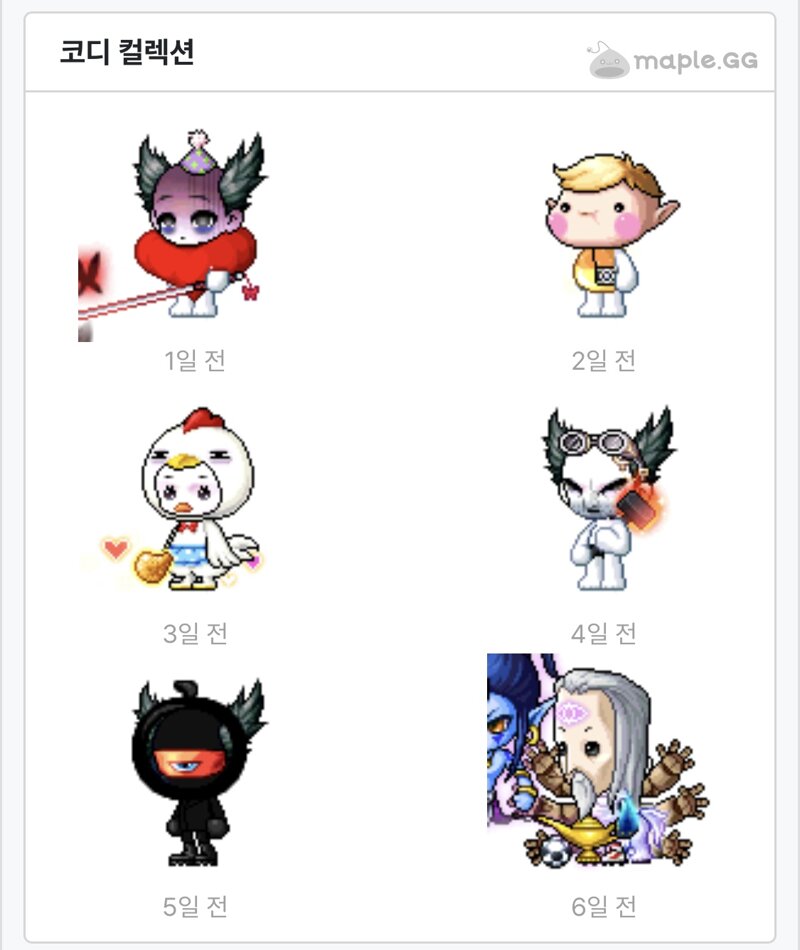 메이플스토리 인벤 일주일 메지지 메이플스토리 인벤 코디득템스크린샷 게시판