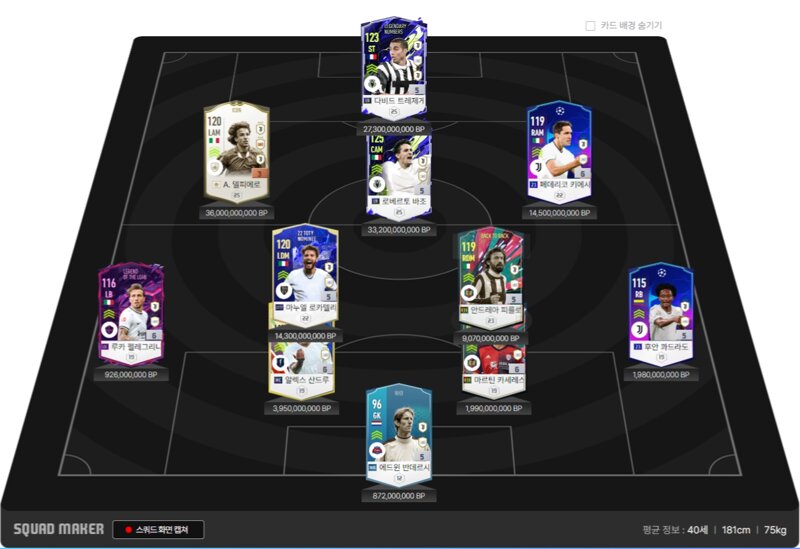 Fc 온라인 인벤 유벤투스vs레알 마드리드 뭐가 더 괜찮아보이나요 Fc 온라인 인벤 팀전술 평가 상담 게시판