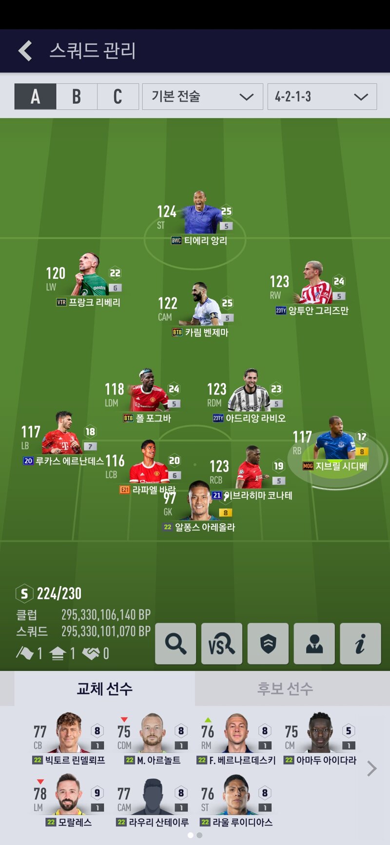 Fc 온라인 인벤 프랑스 스쿼드좀 봐주세요 Fc 온라인 인벤 팀전술 평가 상담 게시판