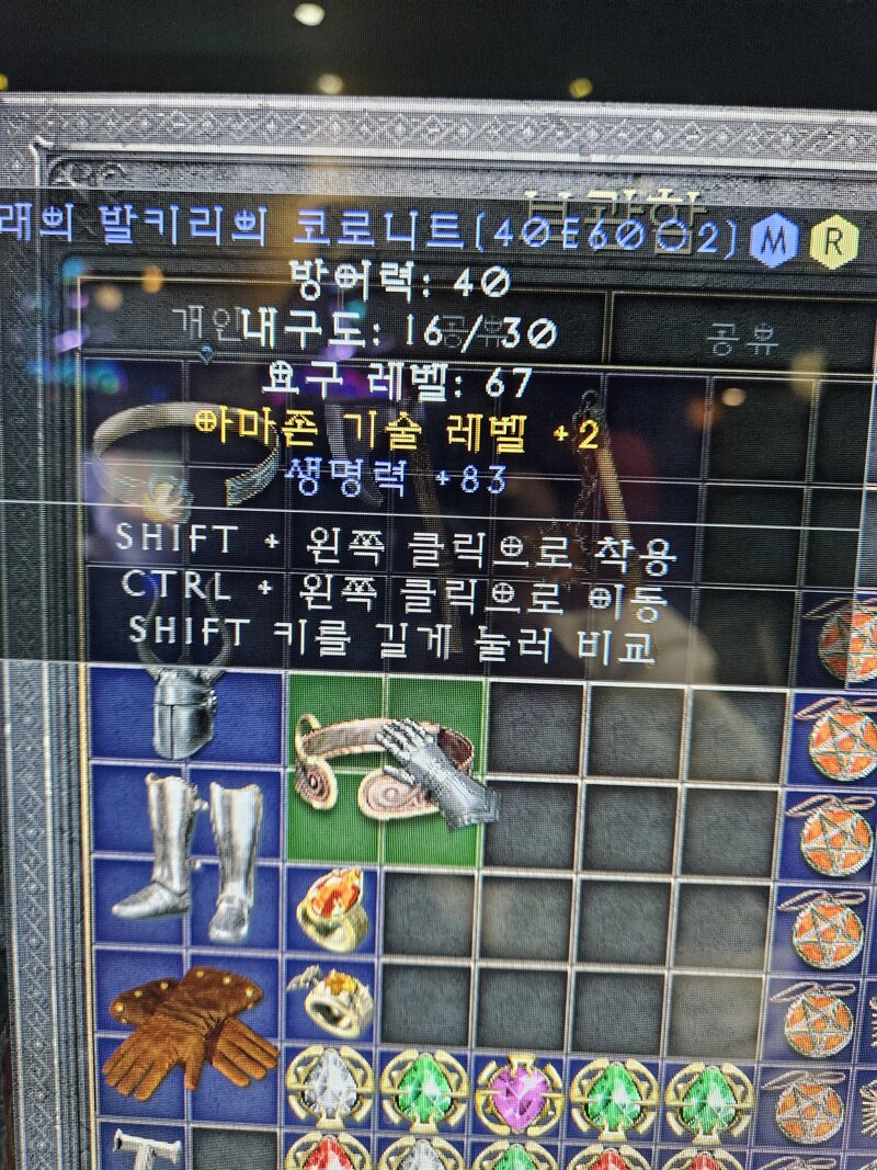 코로니트 좀 봐주세요 디아블로2 득템and자랑 게시판 디아블로2 인벤