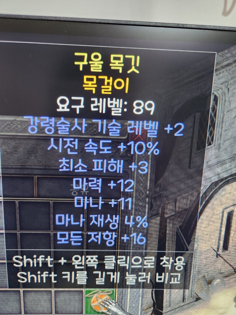 네크강령술사 아뮬 이거 시세있을까요 디아블로2 자유 게시판 디아블로2 인벤