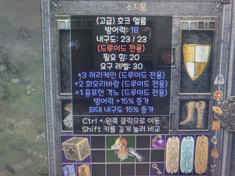 드루 뚜껑 쓸수있는건가요 디아블로2 득템and자랑 게시판 디아블로2 인벤