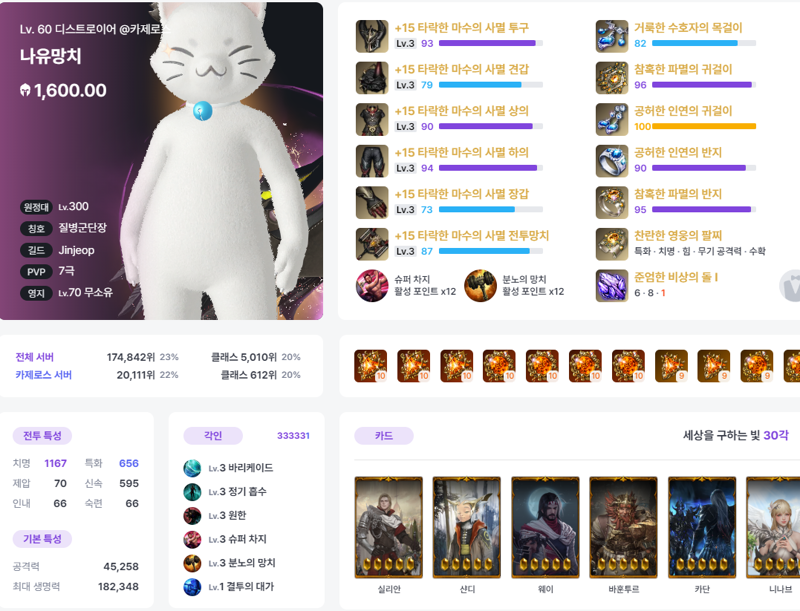 로스트아크 인벤 디트 결대1쓰는 세팅도있나요 로스트아크 인벤 디스트로이어 게시판