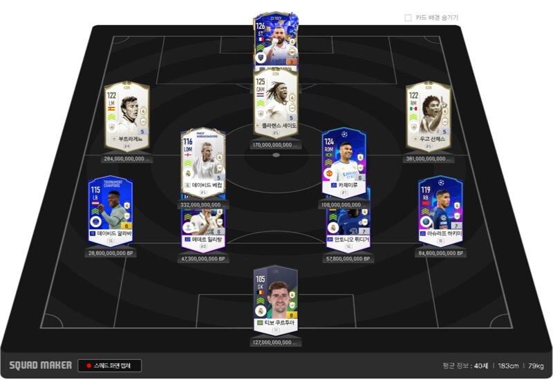 Fc 온라인 인벤 레알스쿼드 짜봤습니다 Fc 온라인 인벤 팀전술 평가 상담 게시판