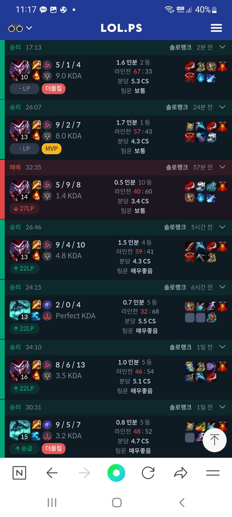 리그오브레전드 인벤 생애 첫 실버1 이제 최티 실버1임 Lol 정글 게시판