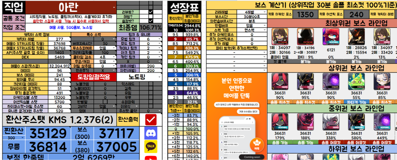 메이플스토리 인벤 37 더스크 메이플스토리 인벤 전사 직업게시판