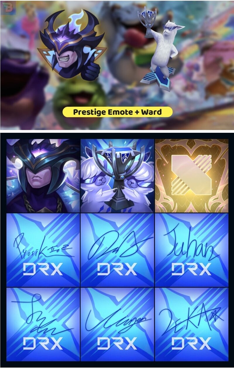 리그오브레전드 인벤 Drx 크로마황금 아이콘 테두리 와드스킨 공개 Lol 실시간 유저 정보 게시판