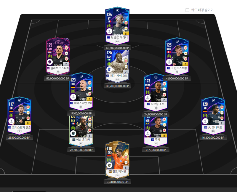 Fc 온라인 인벤 프랑크푸르트 스쿼드 어떰 성능 ㅈ구릴라나 Fc 온라인 인벤 자유게시판
