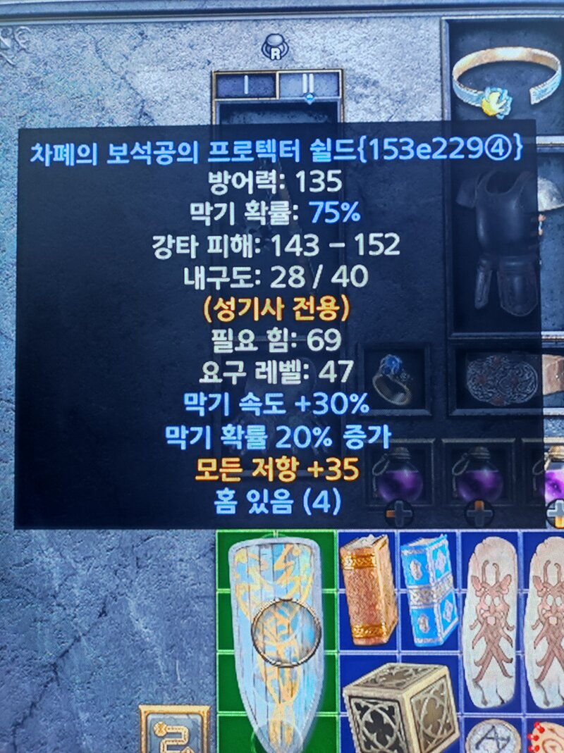 차폐보석공 프로텍트쉴드 얼마나 할까요 디아블로2 자유 게시판 디아블로2 인벤