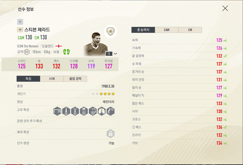 피파 온라인4 인벤 제라드 모먼트 구경 드가자~ 피파 온라인4 인벤 자유게시판