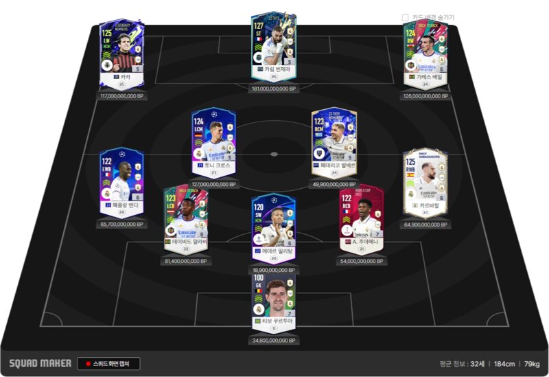 Fc 온라인 인벤 240 레알 스쿼드 평가 부탁드려요 Fc 온라인 인벤 감독모드 게시판