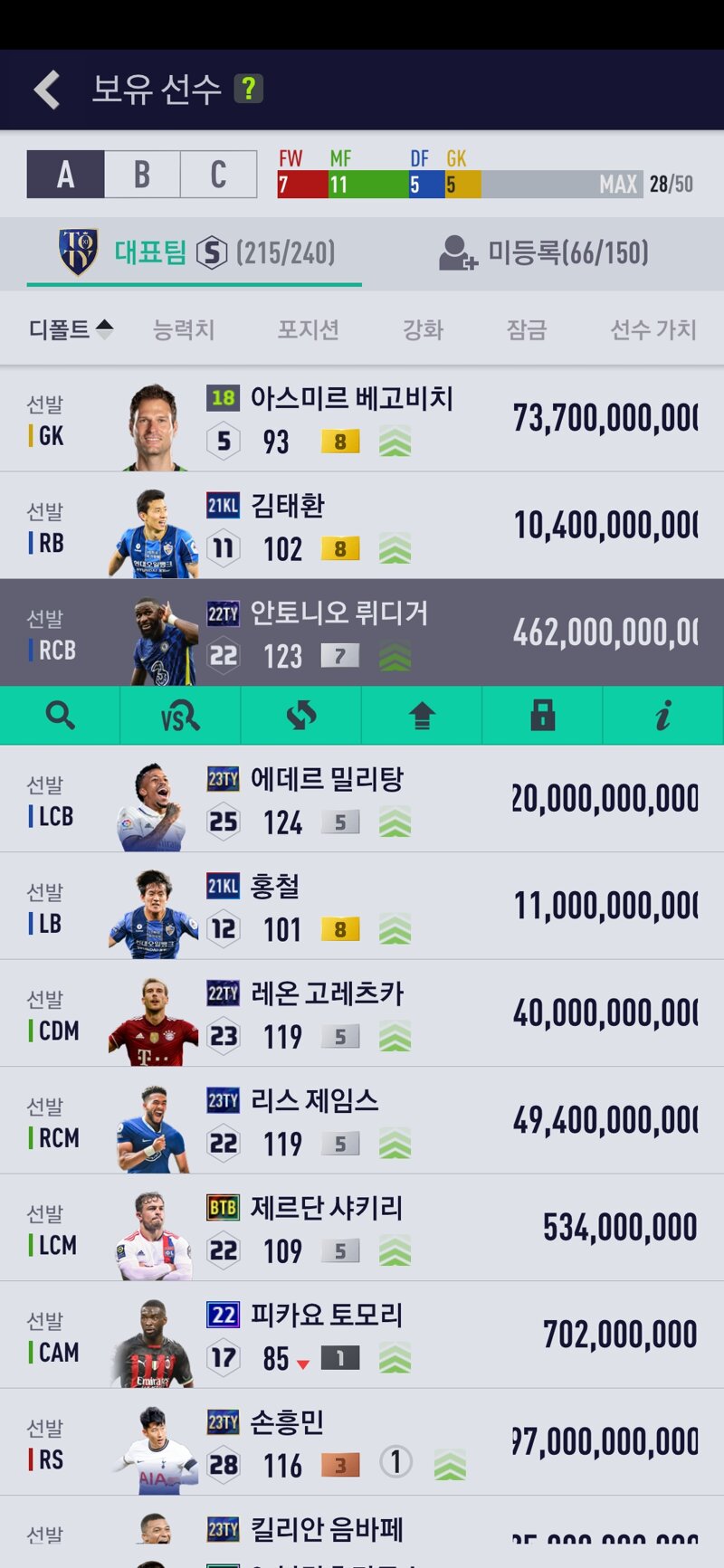 피파 온라인4 인벤 노미니 7카 뤼디거ㅋ 피파 온라인4 인벤 득템강화 자랑 게시판