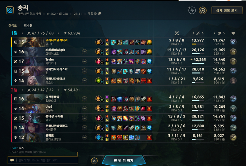 리그오브레전드 인벤 탑에서 288 하고 이기는 방법 Lol 탑 게시판