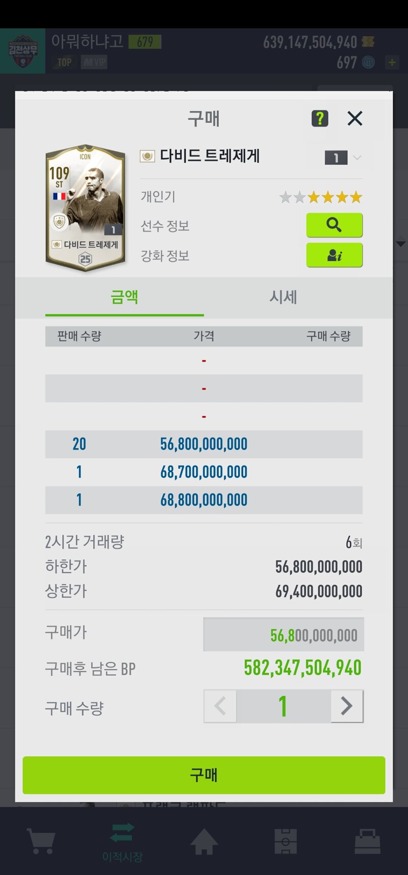 Fc 온라인 인벤 트레제게 매물 터졌다 Fc 온라인 인벤 자유게시판