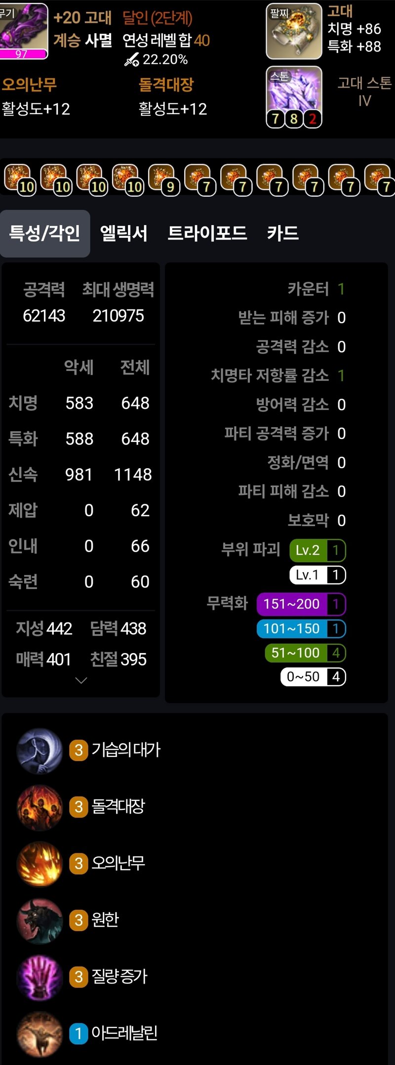 로스트아크 인벤 특성 어떻게 하는게 가장 효율이 좋을까요 로스트아크 인벤 스트라이커 게시판