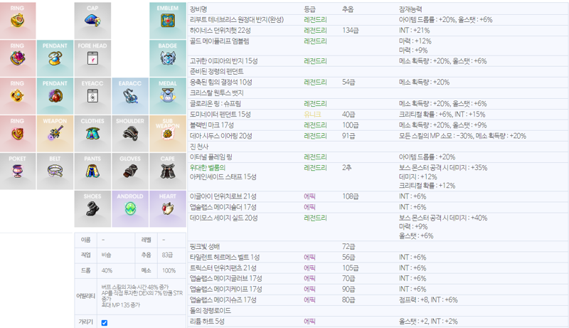 메이플스토리 인벤 앞으로 스펙업 방향성좀 봐주실분 메이플스토리 인벤 리부트 게시판