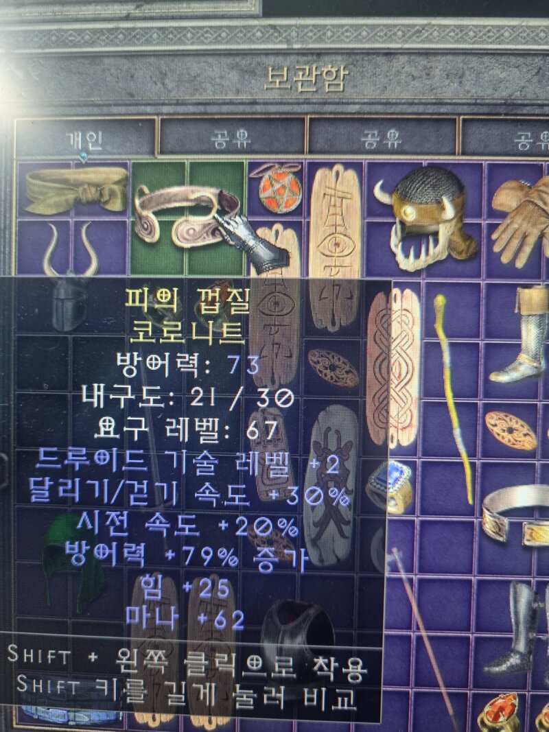 드루이드 뚜껑 환인가요 래더입니다 디아블로2 드루이드 게시판 디아블로2 인벤