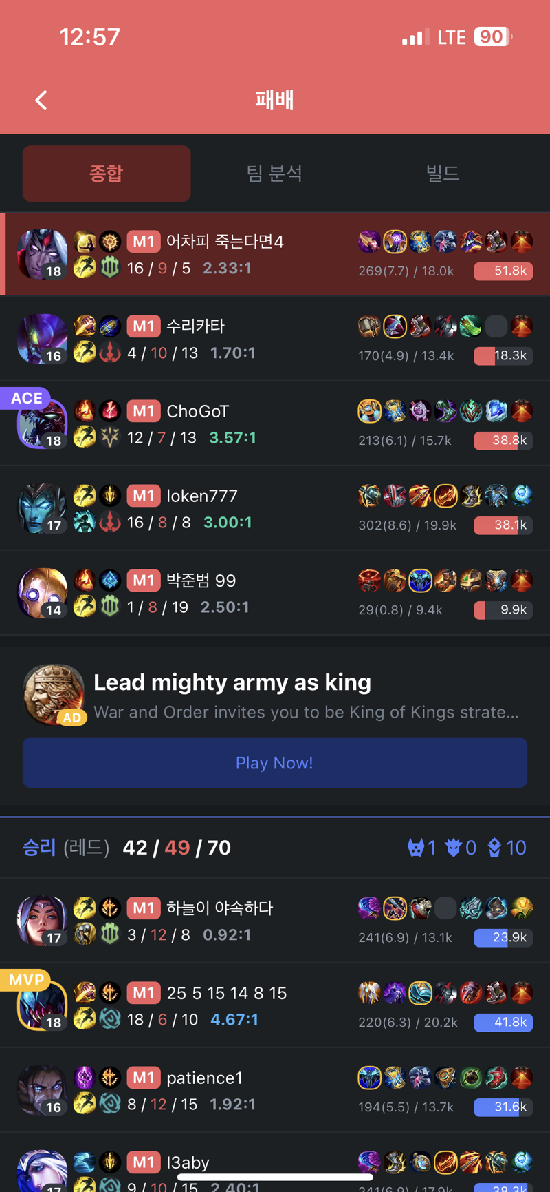 리그오브레전드 인벤 탈진 이렐리아 Lol 탑 게시판