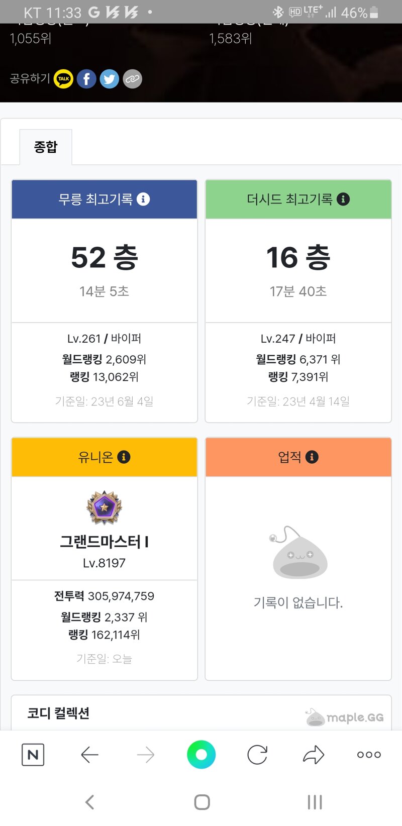 메이플스토리 인벤 직장인 메린이 3달 유뇬 8200 달성~ 메이플스토리 인벤 리부트 게시판