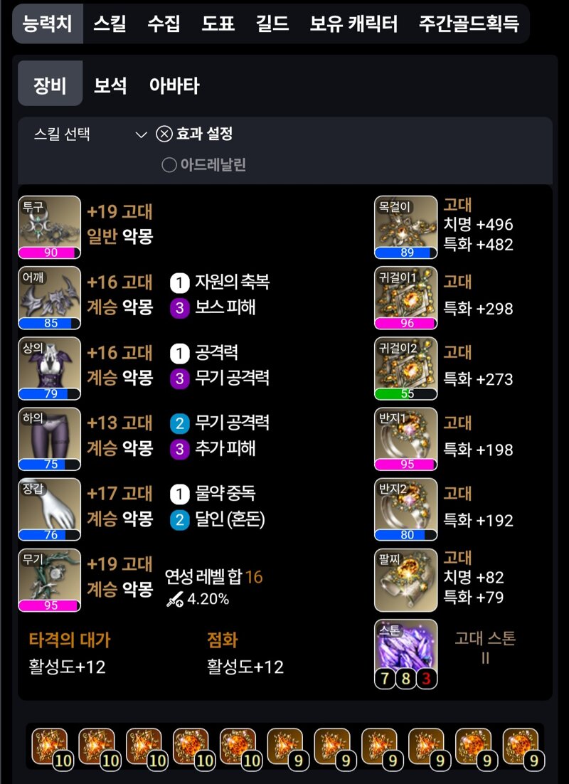 로스트아크 인벤 뉴비소서 드디어 종말 1억클럽ㅠ 로스트아크 인벤 소서리스 게시판