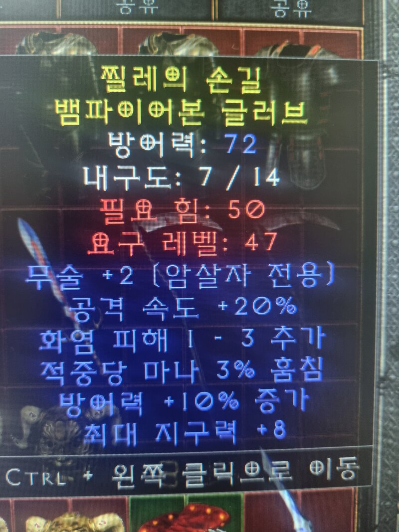 무술장 한번 봐주세요 디아블로2 암살자 게시판 디아블로2 인벤