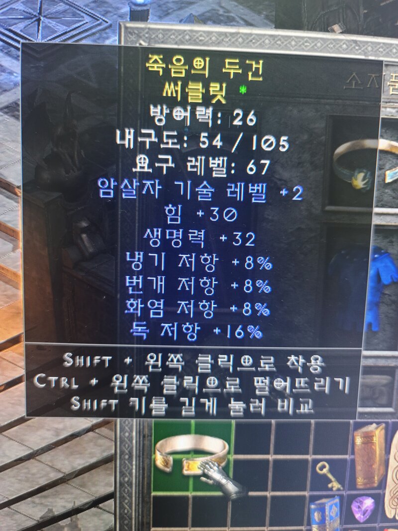 어쎄투구 한점 감정 부탁드립니다 디아블로2 득템and자랑 게시판 디아블로2 인벤