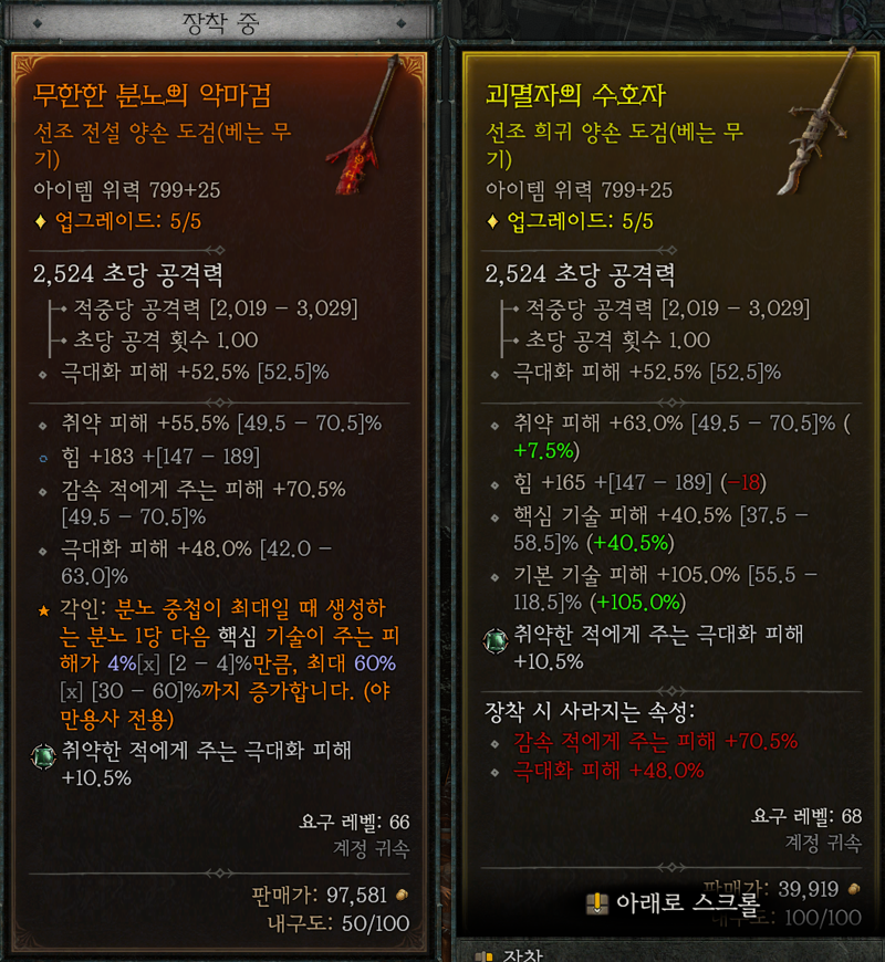 디아블로4 인벤 무기 뭐쓰는게 좋은지 질문드려요 ㅠㅠ 디아블로4 인벤 야만용사 게시판