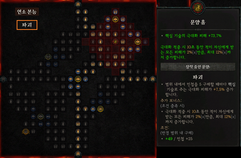 디아블로4 인벤 93레벨 얼파소서 정복자 공유해봅니다2차수정 디아블로4 인벤 원소술사 게시판