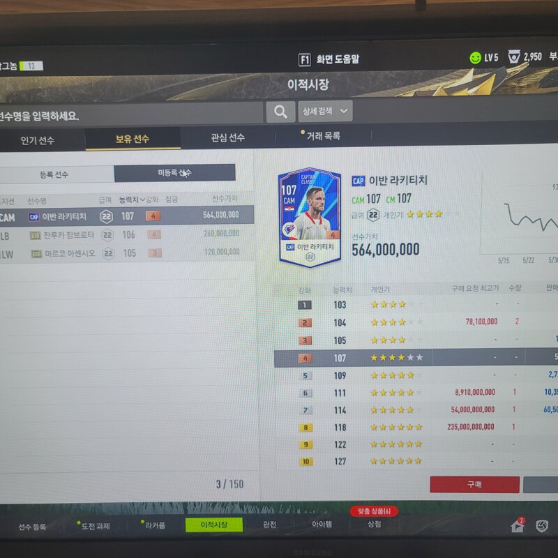 Fc 온라인 인벤 선수 팔때 구매만 된다고 나오는거요 Fc 온라인 인벤 질문과 답변 게시판