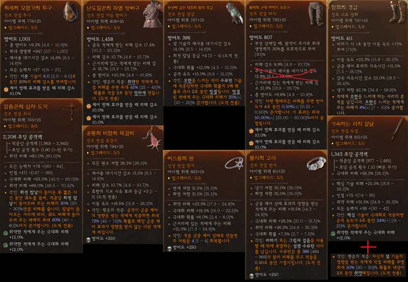 디아블로4 인벤 쌍덫회칼 84층 클리어 디아블로4 인벤 도적 게시판